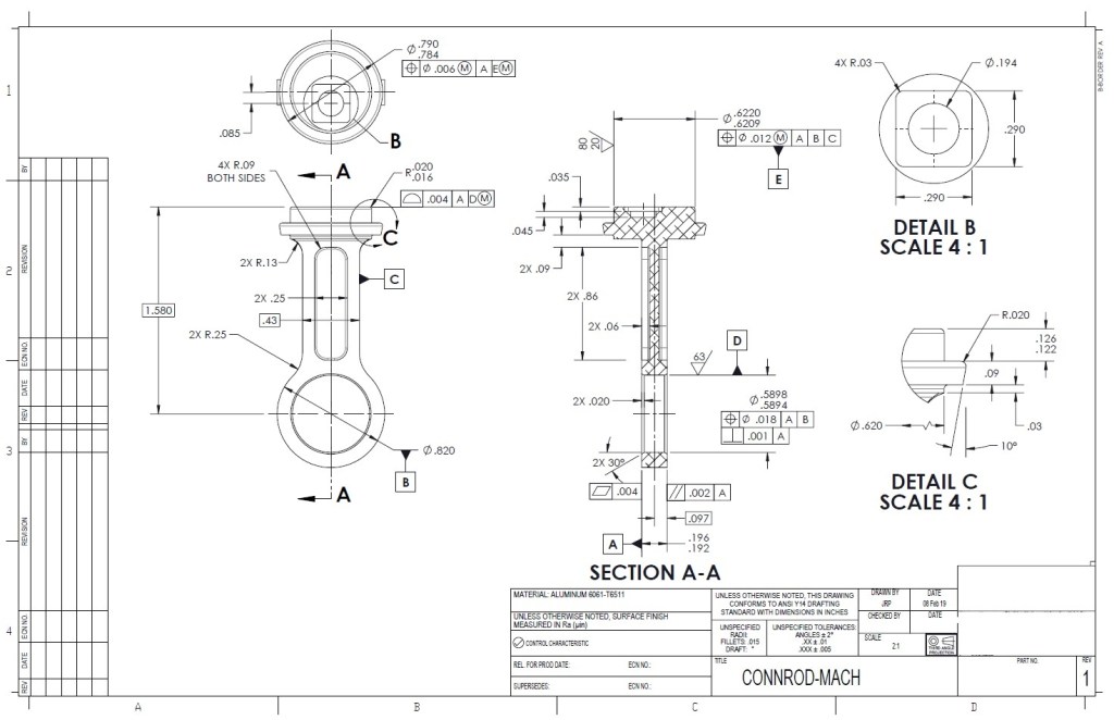 Engineering Drawings – Justin R. Palmer